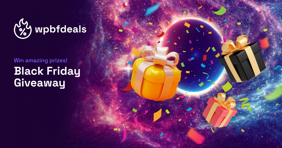 Black Friday WordPress Giveaway 2024